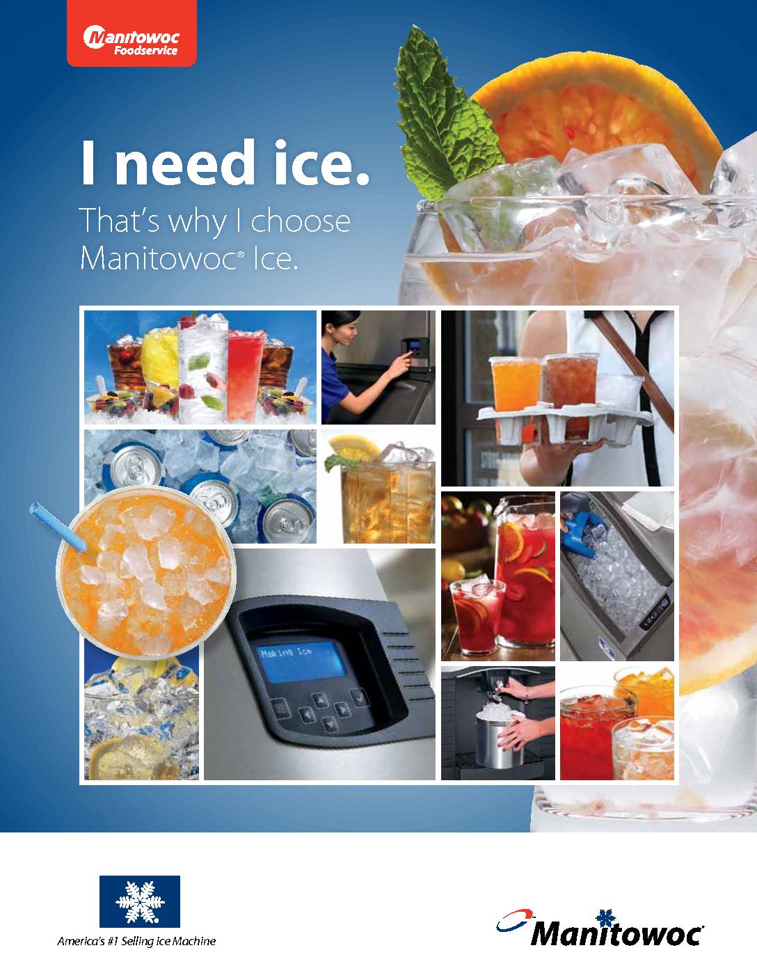 Lease Ice Machine Manitowoc Flake Ice Machine 2419 lb RFF-2500A – 263 ...